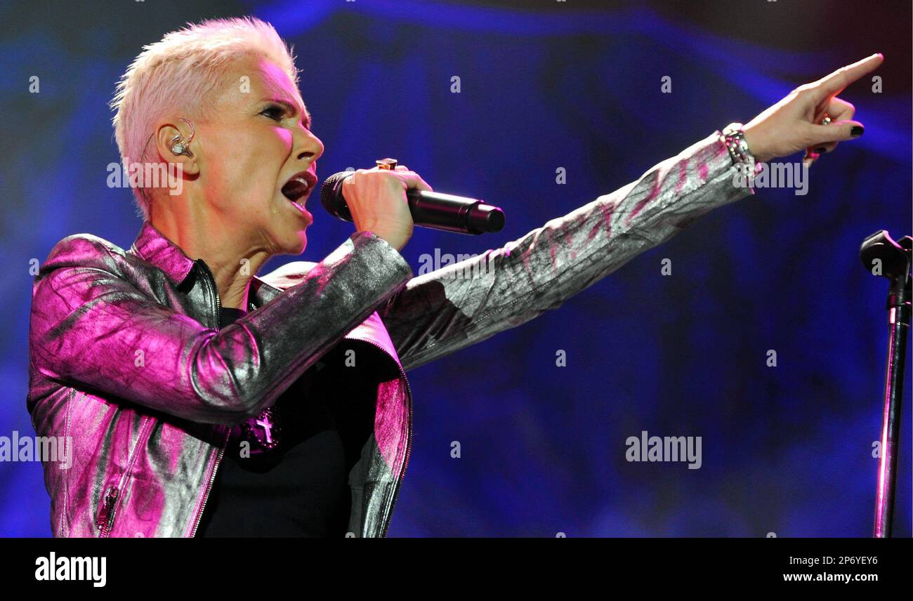 In this photo made available Tuesday, Nov. 1, 2011 singer Marie ...