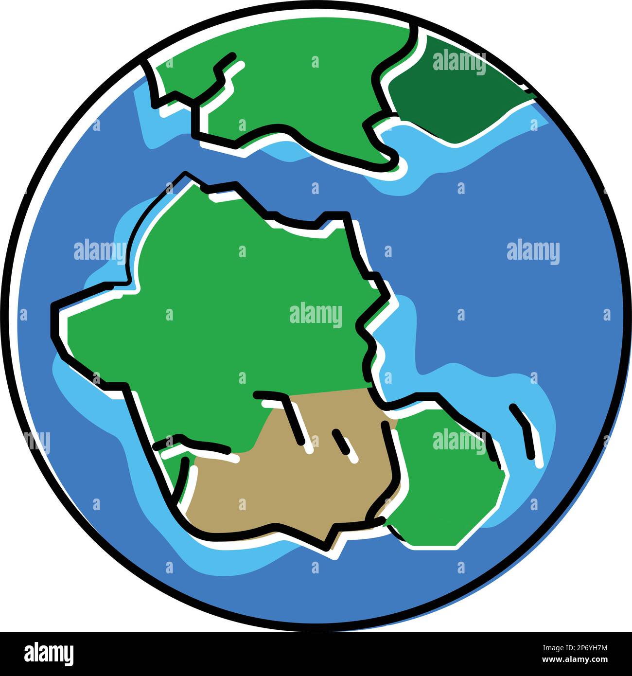 Gondwana Supercontinent Map