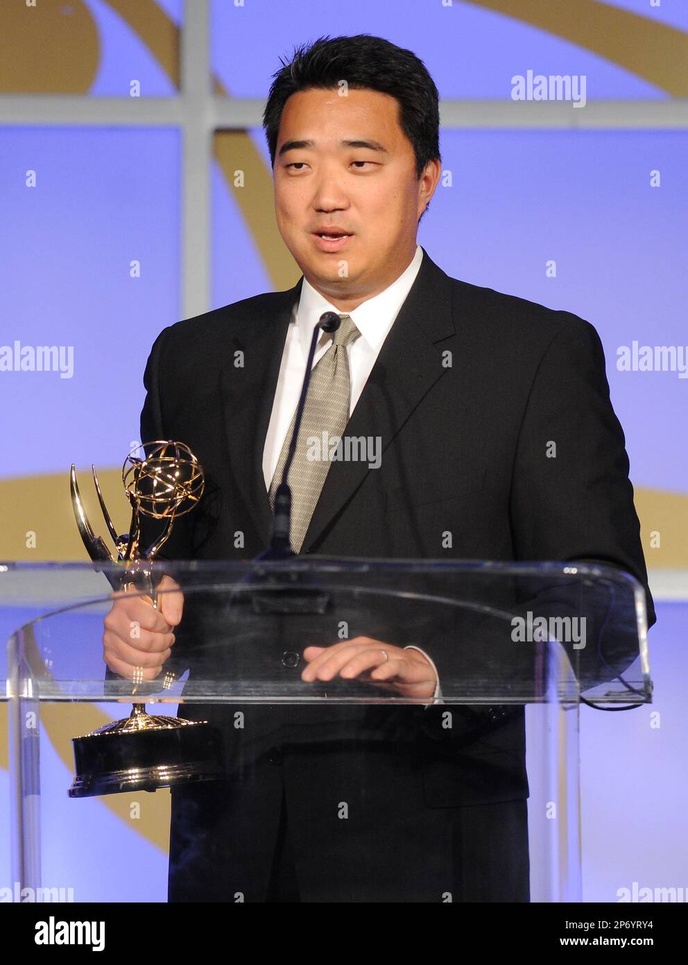 HOLLYWOOD, CA - OCTOBER 26: President of Panavision, John Suh accepts ...