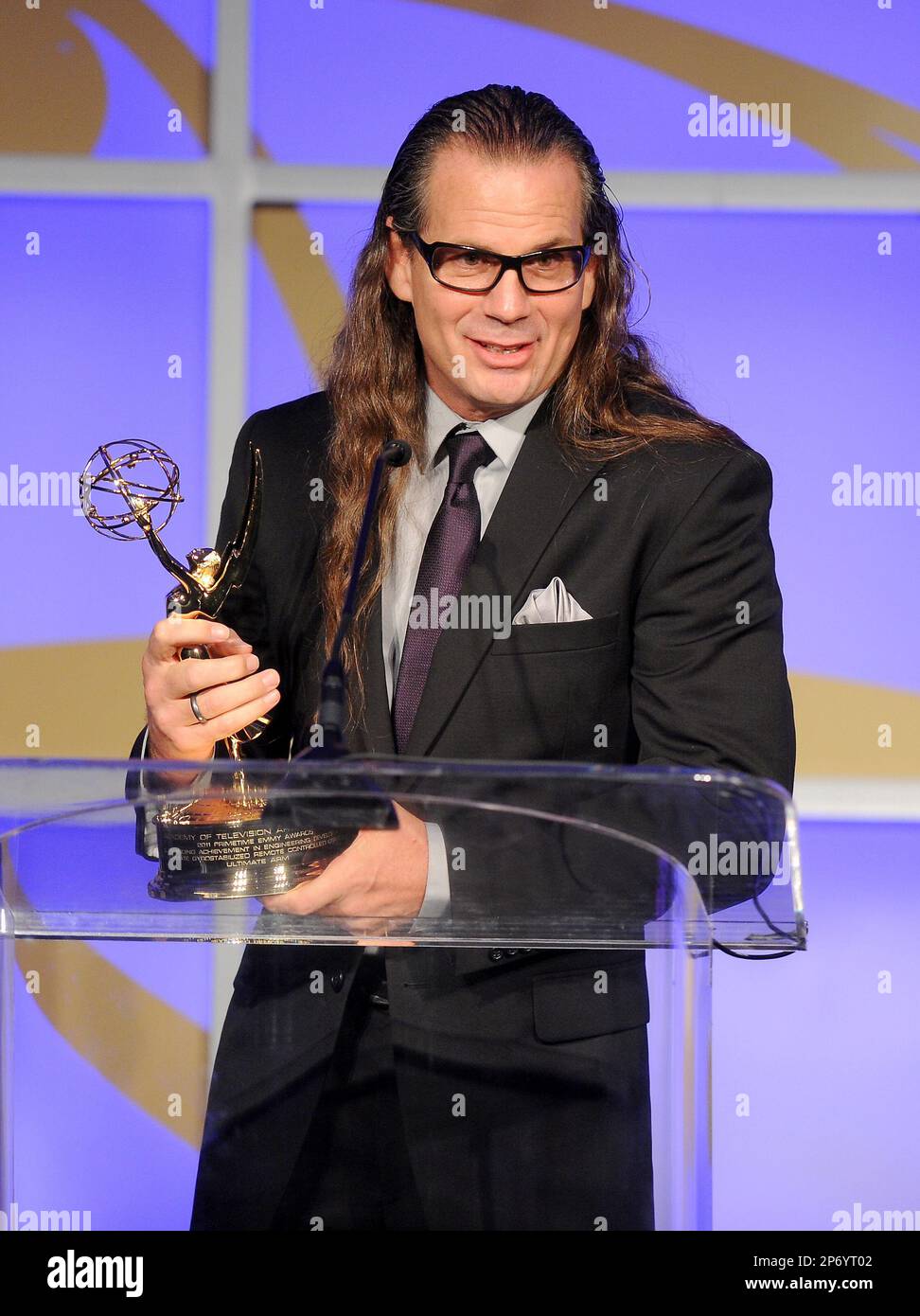 HOLLYWOOD, CA - OCTOBER 26: George Peters accepts the 'Ultimate Arm ...