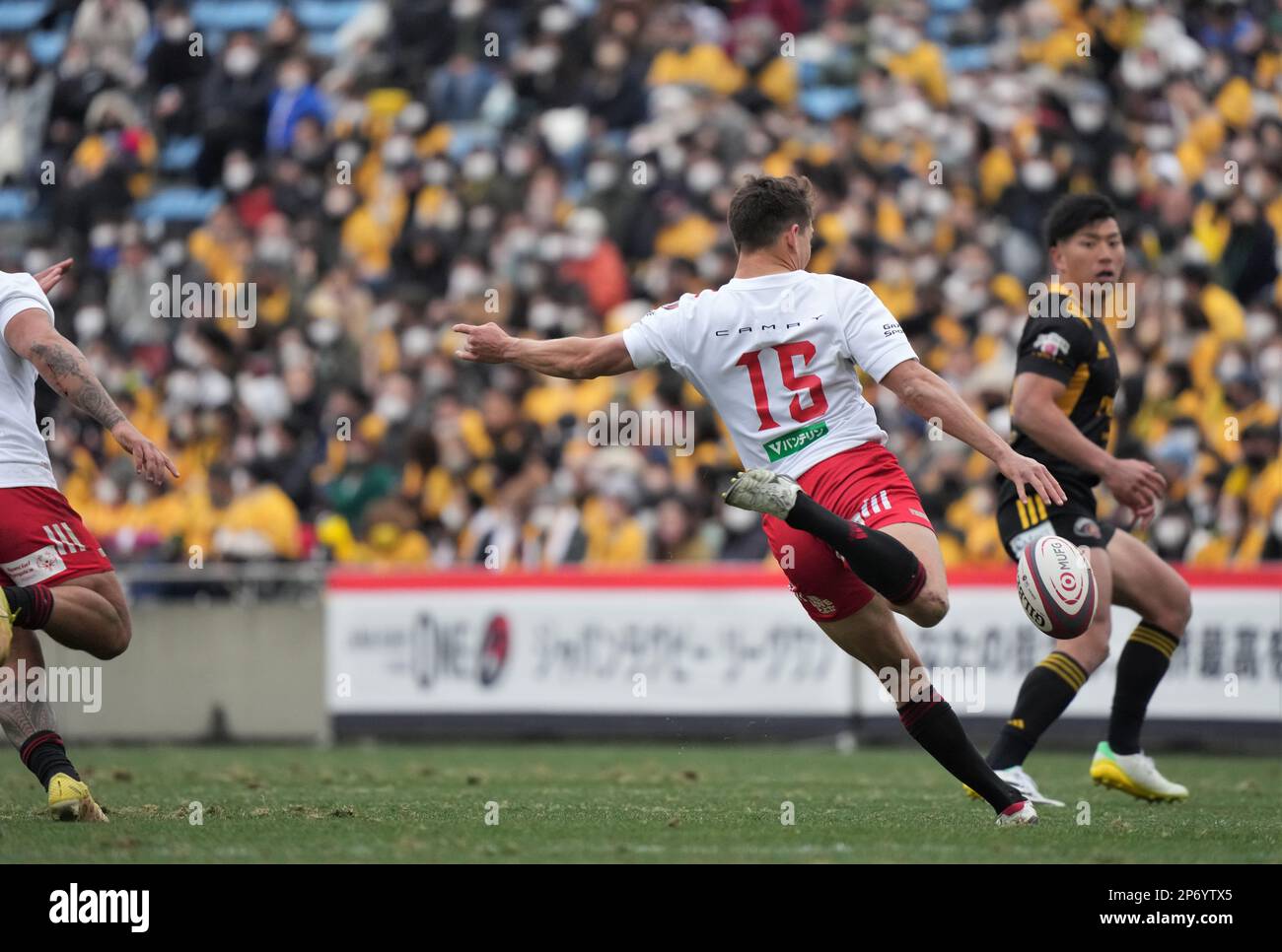 Tiaan Falcon of Toyota Verblitz during the 2022-23 Japan Rugby League ...