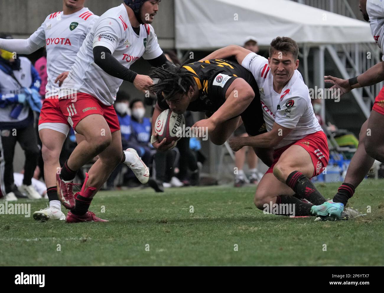 Tevita Tatafu of Suntory Sungoliath during the 2022-23 Japan Rugby ...