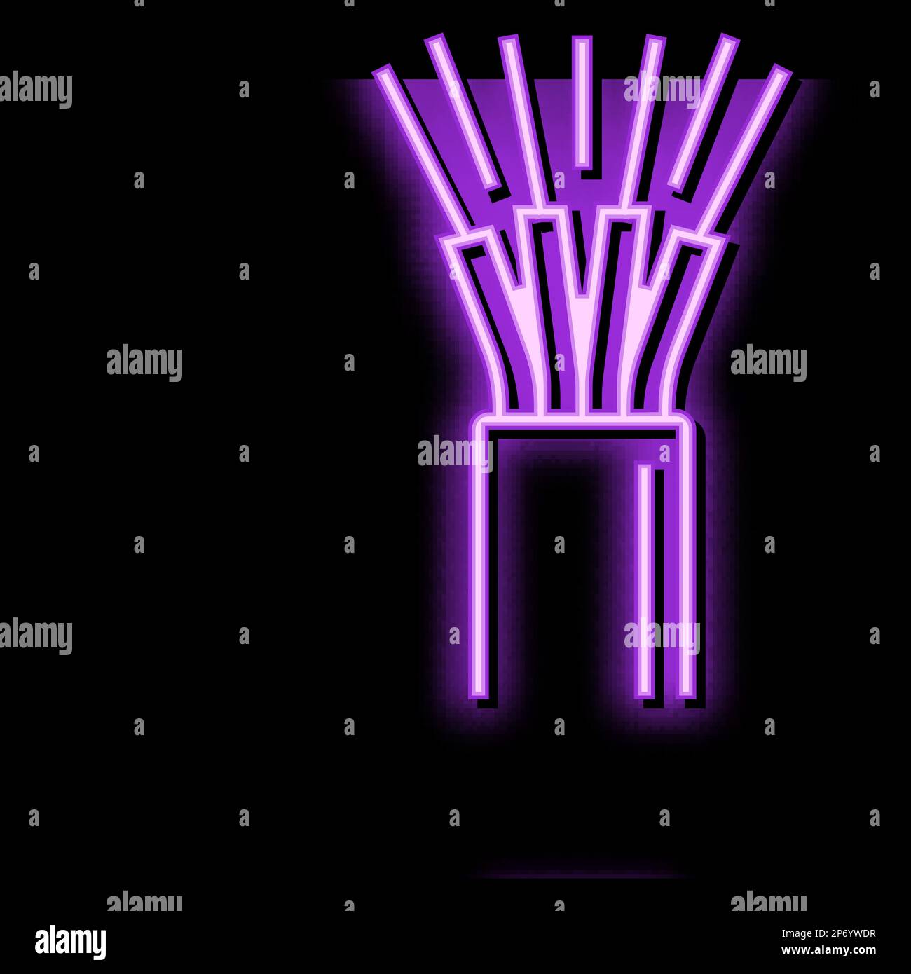 phone wire cable neon glow icon illustration Stock Vector Image & Art ...