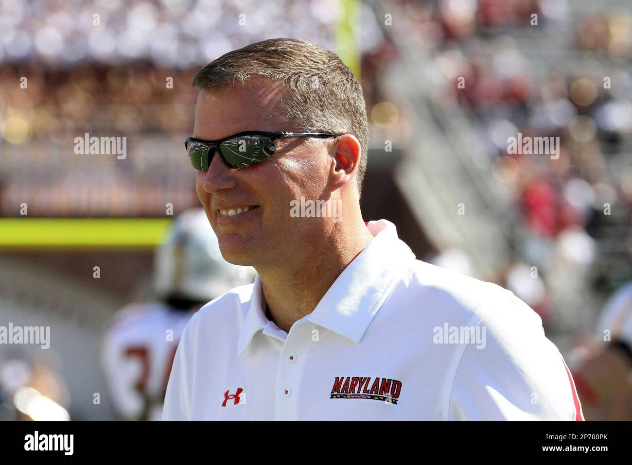 Maryland Randy Edsall during the game against Florida State at Doak ...