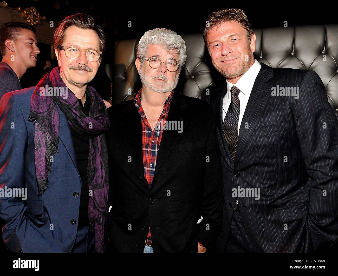 UNIVERSAL CITY, CA - OCTOBER 15: (L-R) Gary Oldman, George Lucas and ...