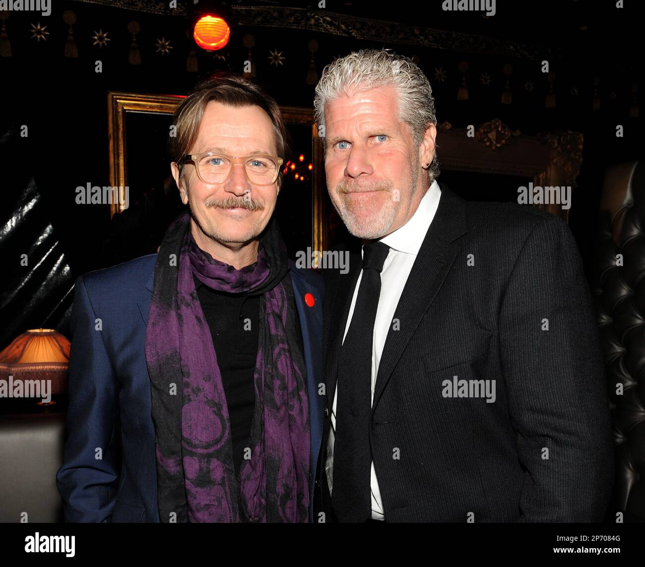 UNIVERSAL CITY, CA - OCTOBER 15: Gary Oldman (L) and Ron Perlman ...