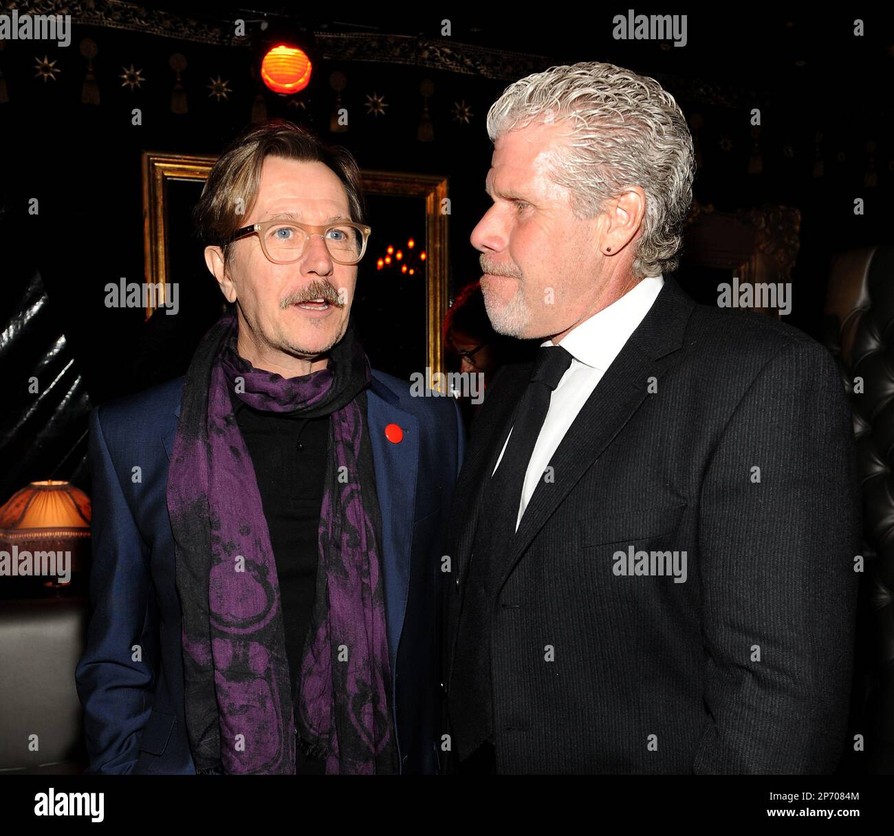 UNIVERSAL CITY, CA - OCTOBER 15: Gary Oldman (L) and Ron Perlman ...