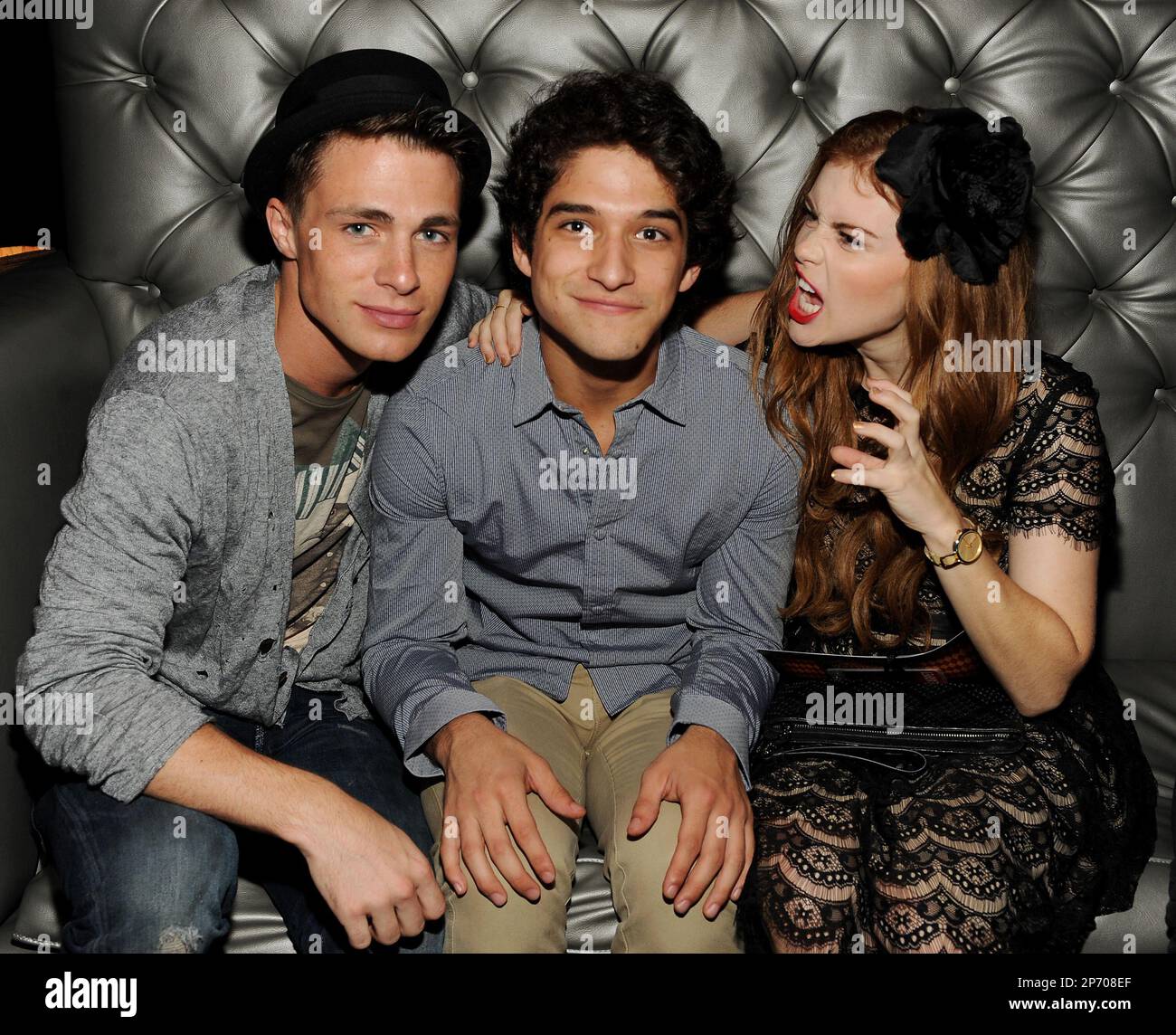 UNIVERSAL CITY, CA - OCTOBER 15: (L-R) Colton Haynes, Tyler Posey and ...