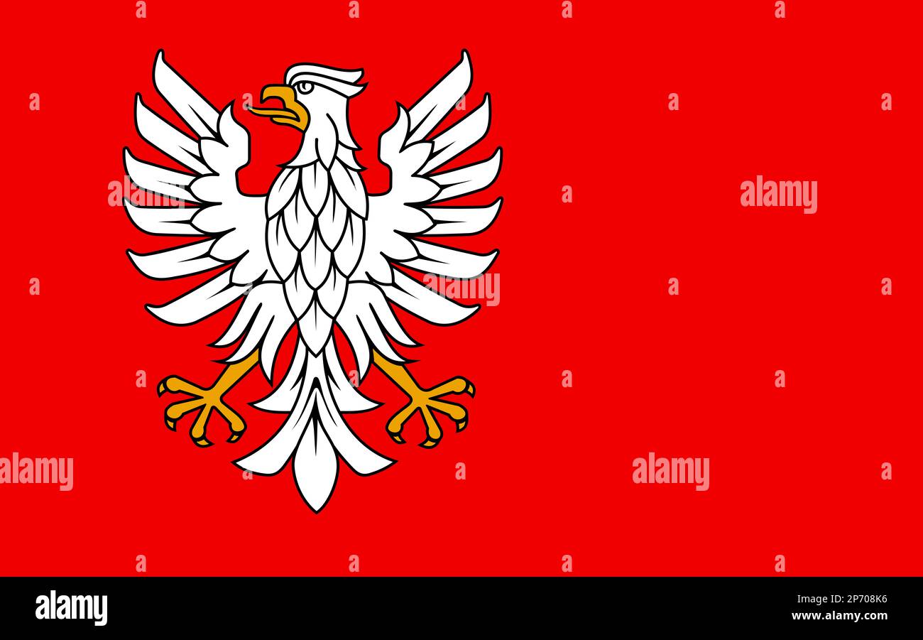 Mazovia flag masovian hi-res stock photography and images - Alamy