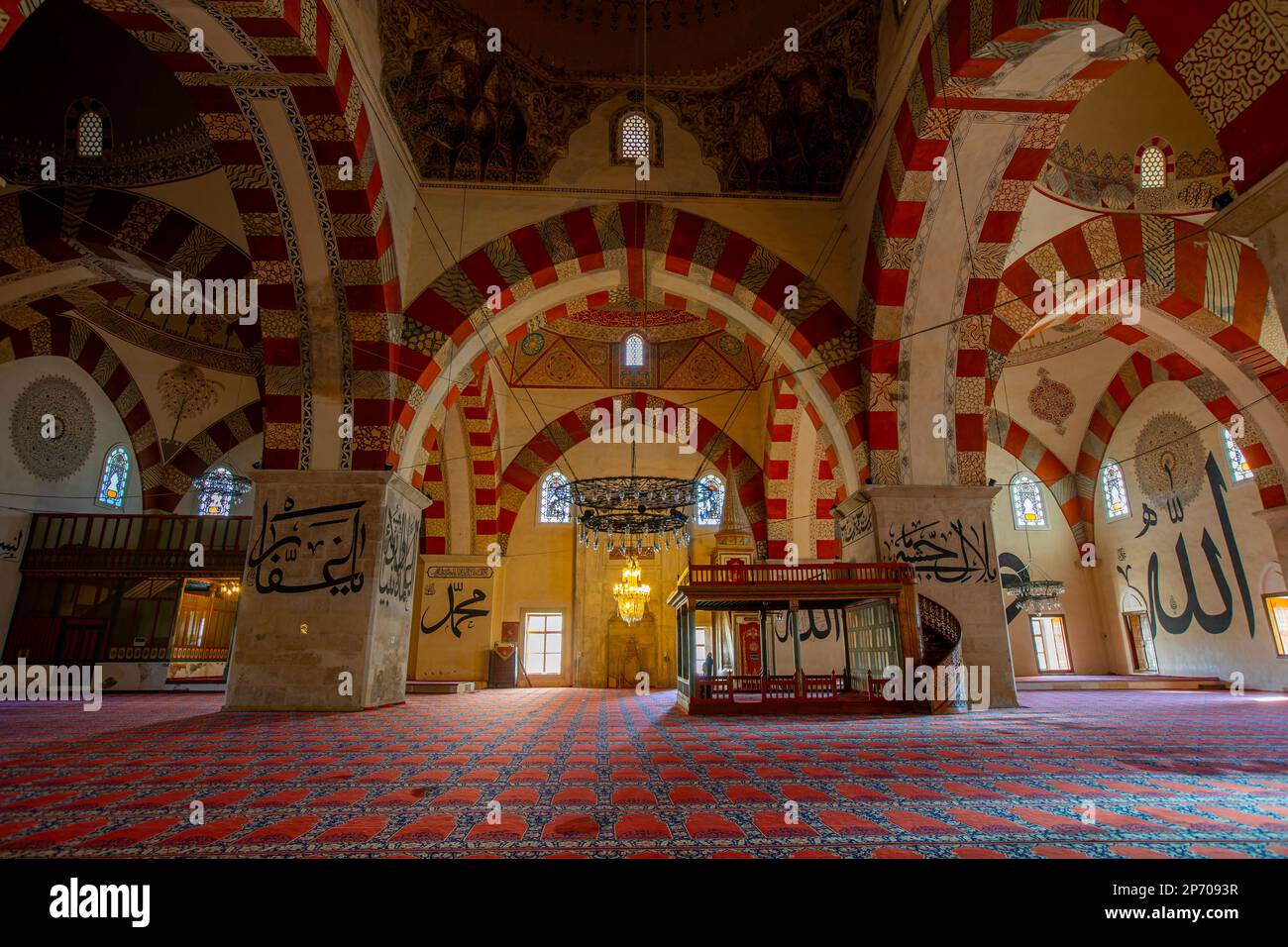 Edirne, Turkey - December 24, 2021 : 15th century Old Mosque (Eski ...