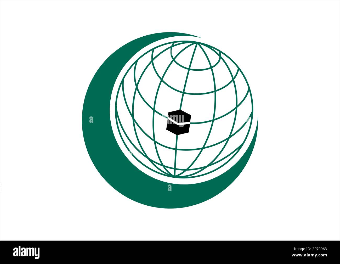 Flag of the Organisation of Islamic Cooperation Stock Photo - Alamy