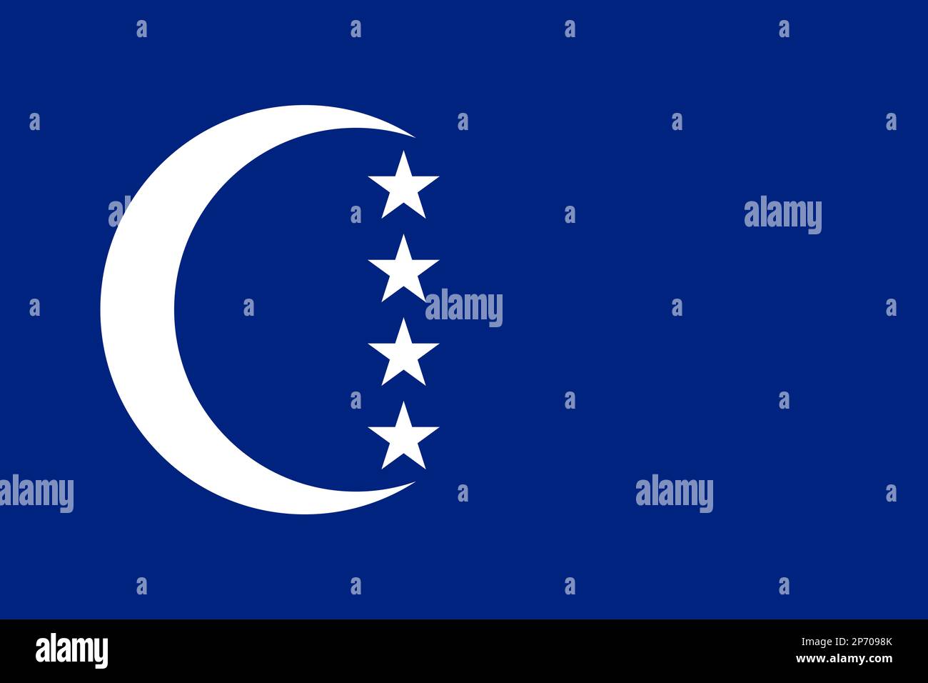 Flag of Grande Comore Stock Photo - Alamy