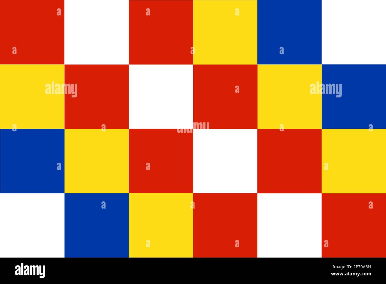 Flag of the province of Antwerp Stock Photo - Alamy