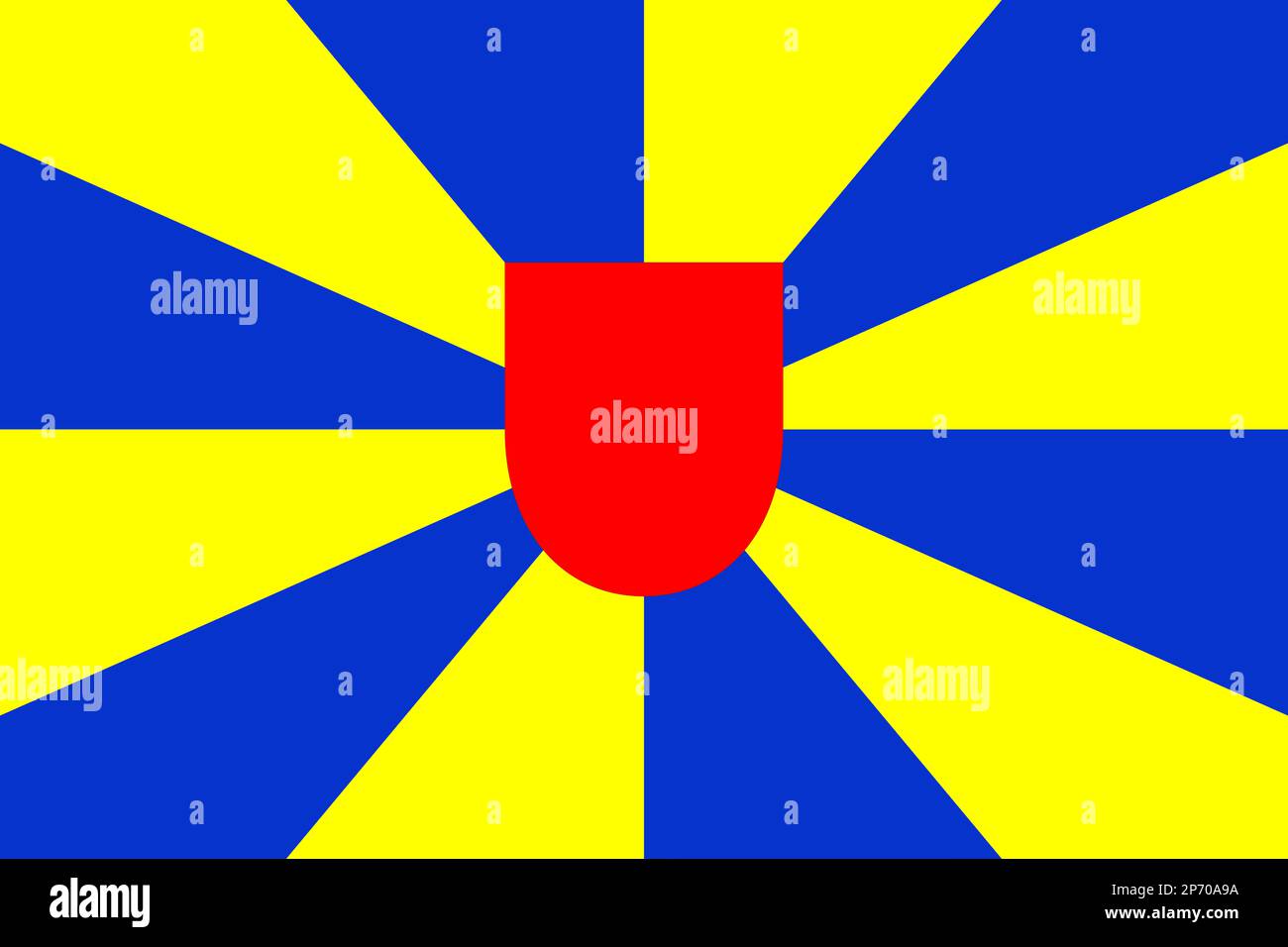 Flag of the province of West Fanders Stock Photo - Alamy