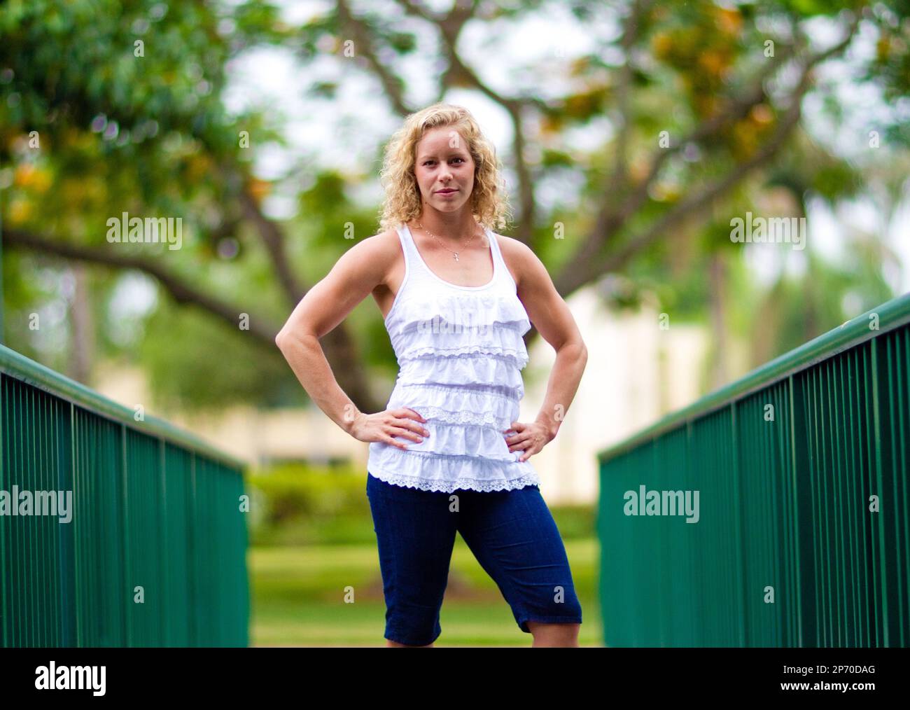 USA Olympic Diver Brittany Viola poses for a photoshoot at the UM ...