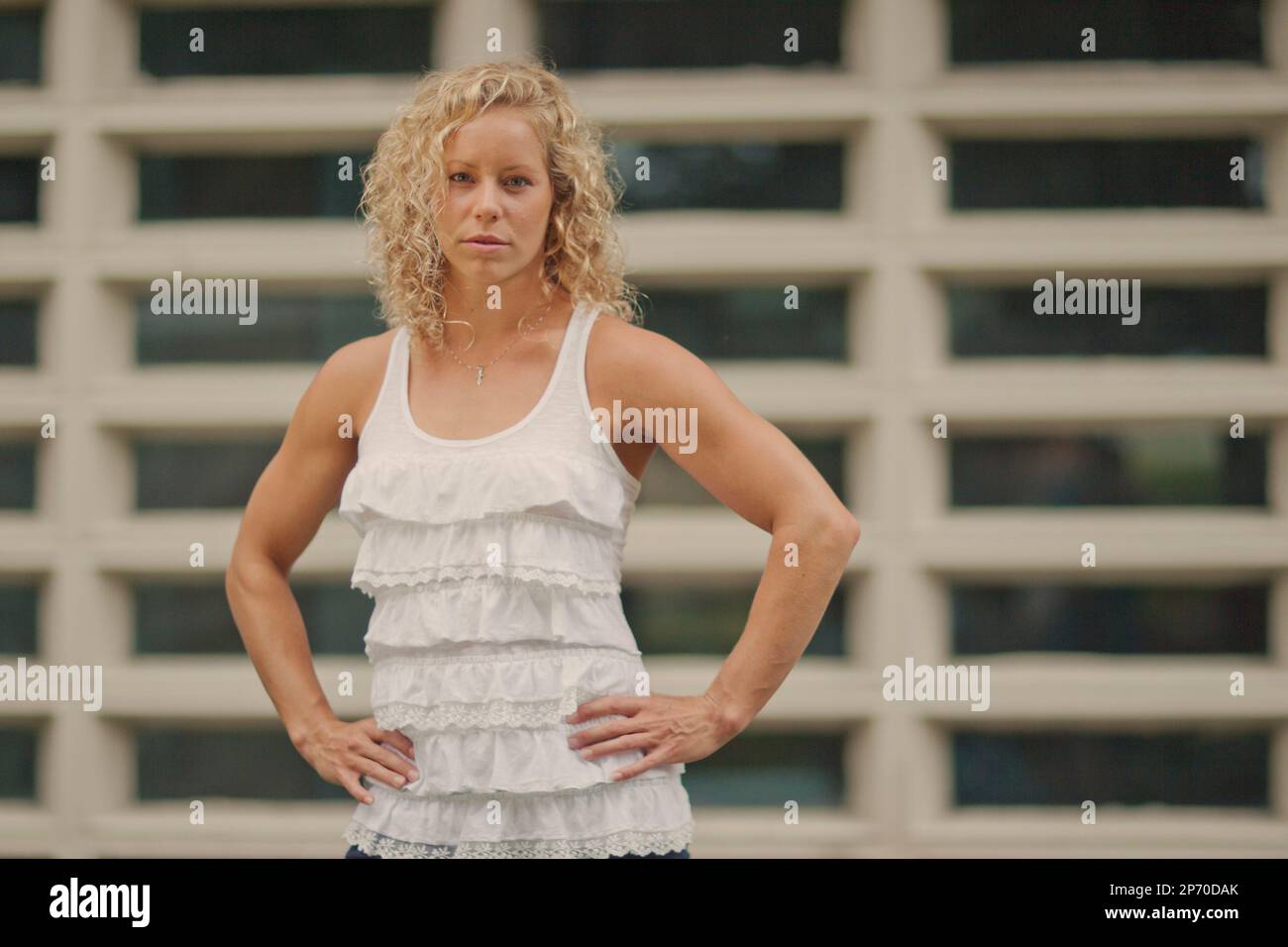 USA Olympic Diver Brittany Viola poses for a photoshoot at the UM ...