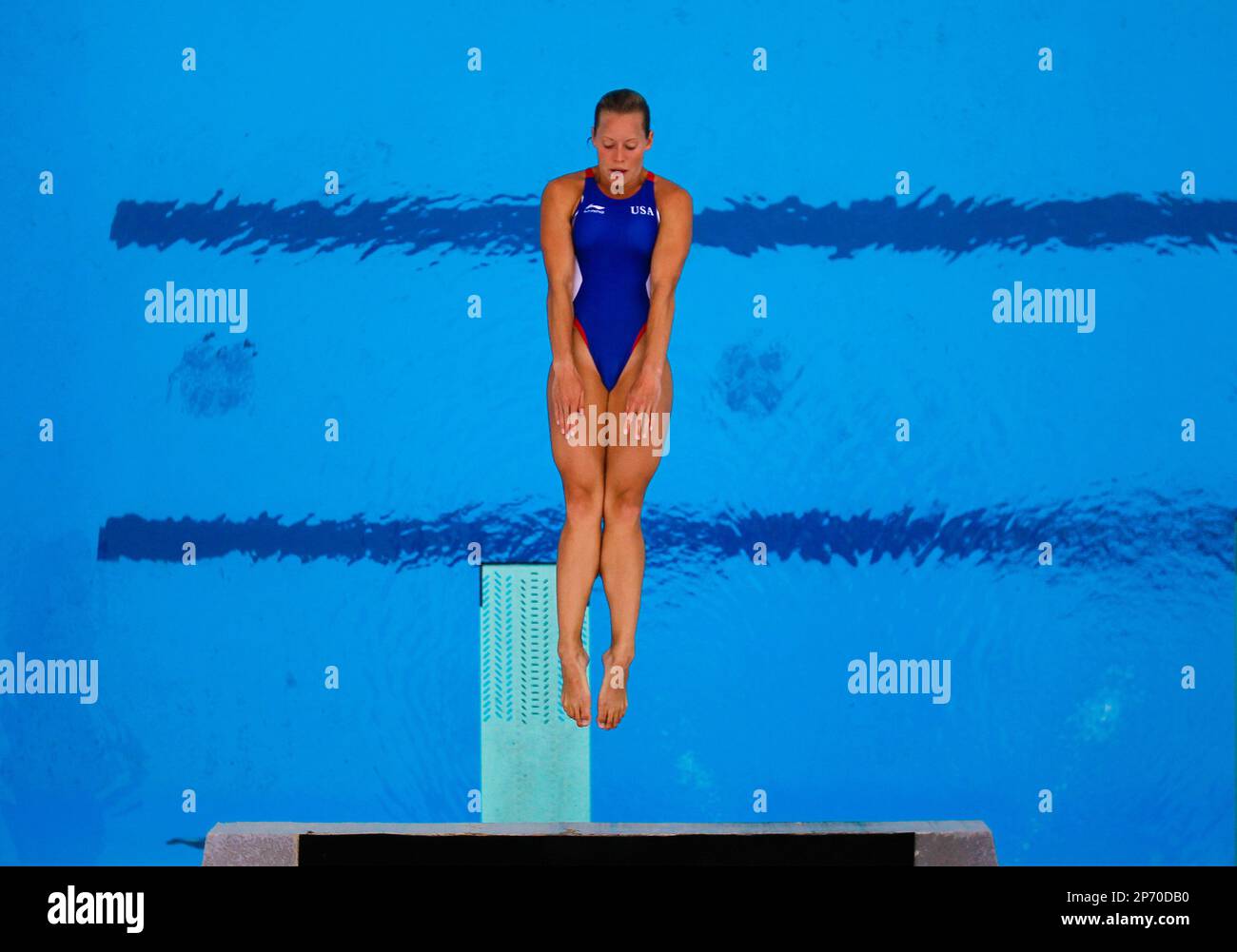 USA Olympic Diver Brittany Viola poses for a photoshoot at the UM ...