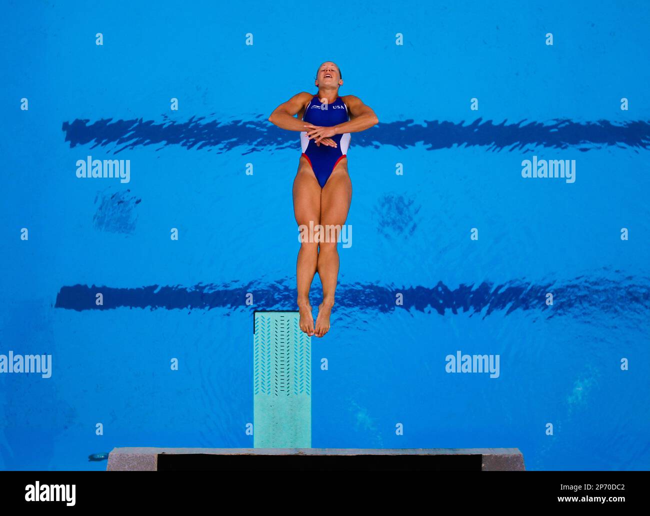 USA Olympic Diver Brittany Viola poses for a photoshoot at the UM ...