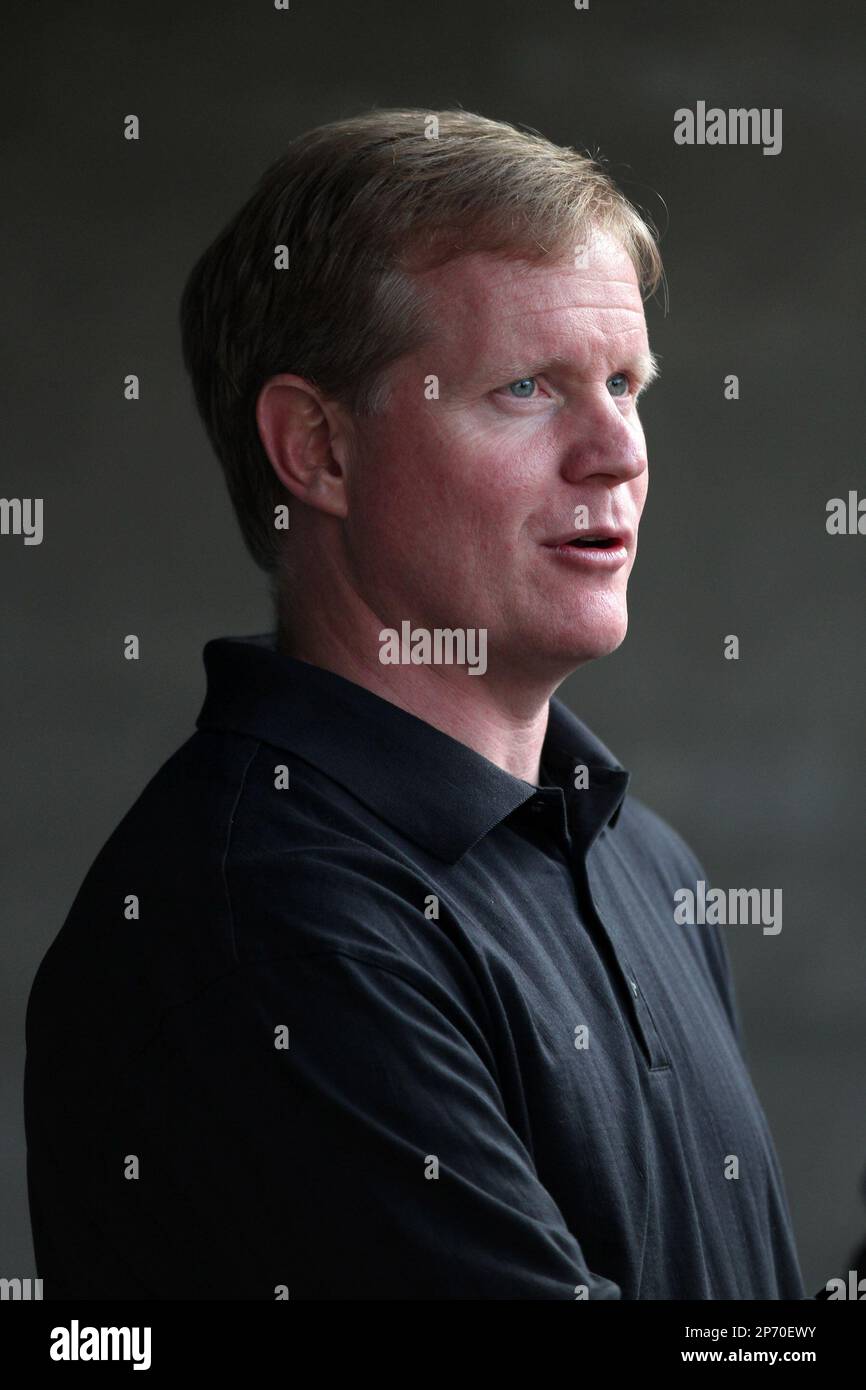 Pittsburgh Pirates general manager Neal Huntington before a game ...