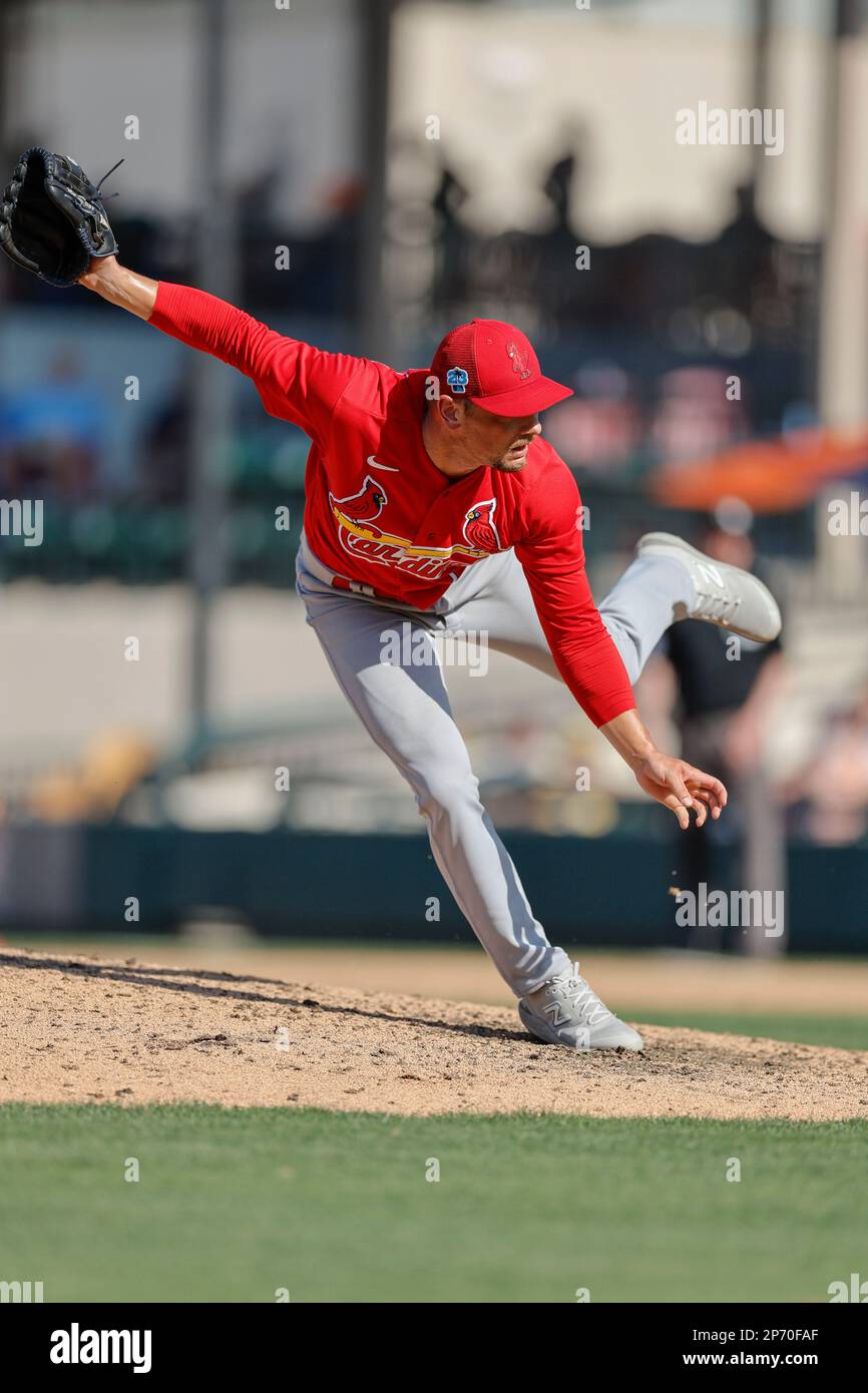 Lakeland FL USA; St. Louis Cardinals relief pitcher Anthony Misiewicz ...