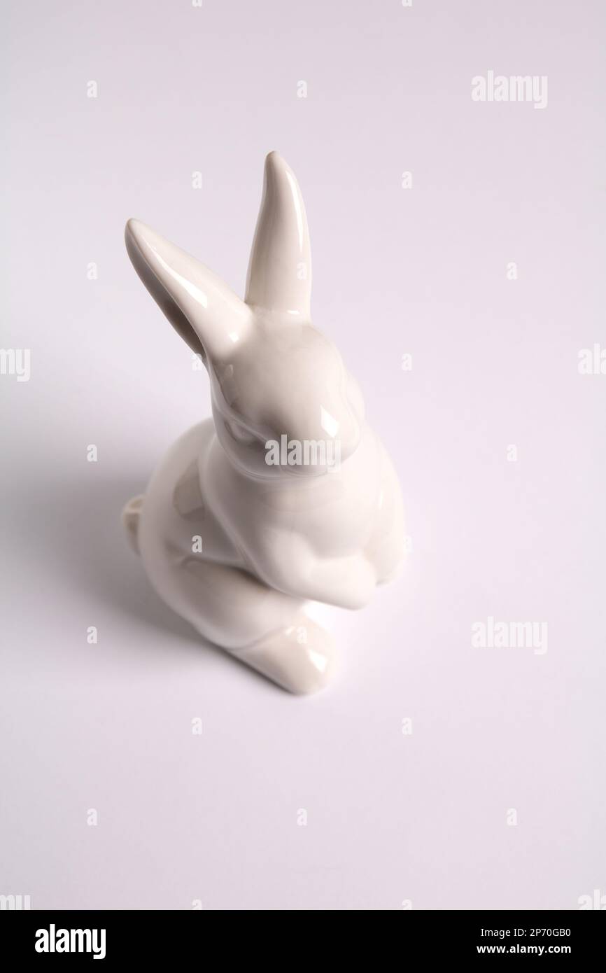 White rabbit figurine hi-res stock photography and images - Alamy