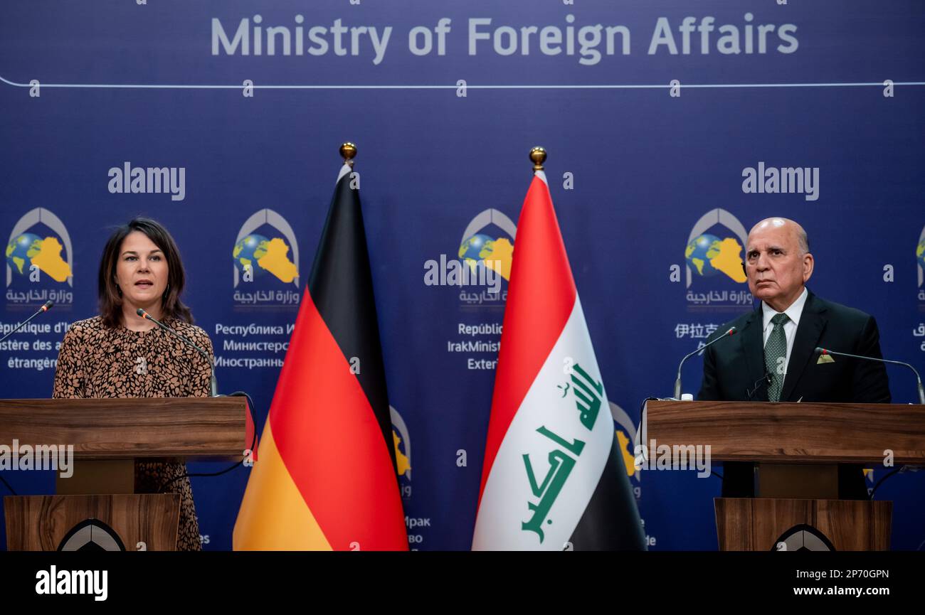 Bagdad, Iraq. 07th Mar, 2023. Annalena Baerbock (Bündnis90/Die Grünen ...