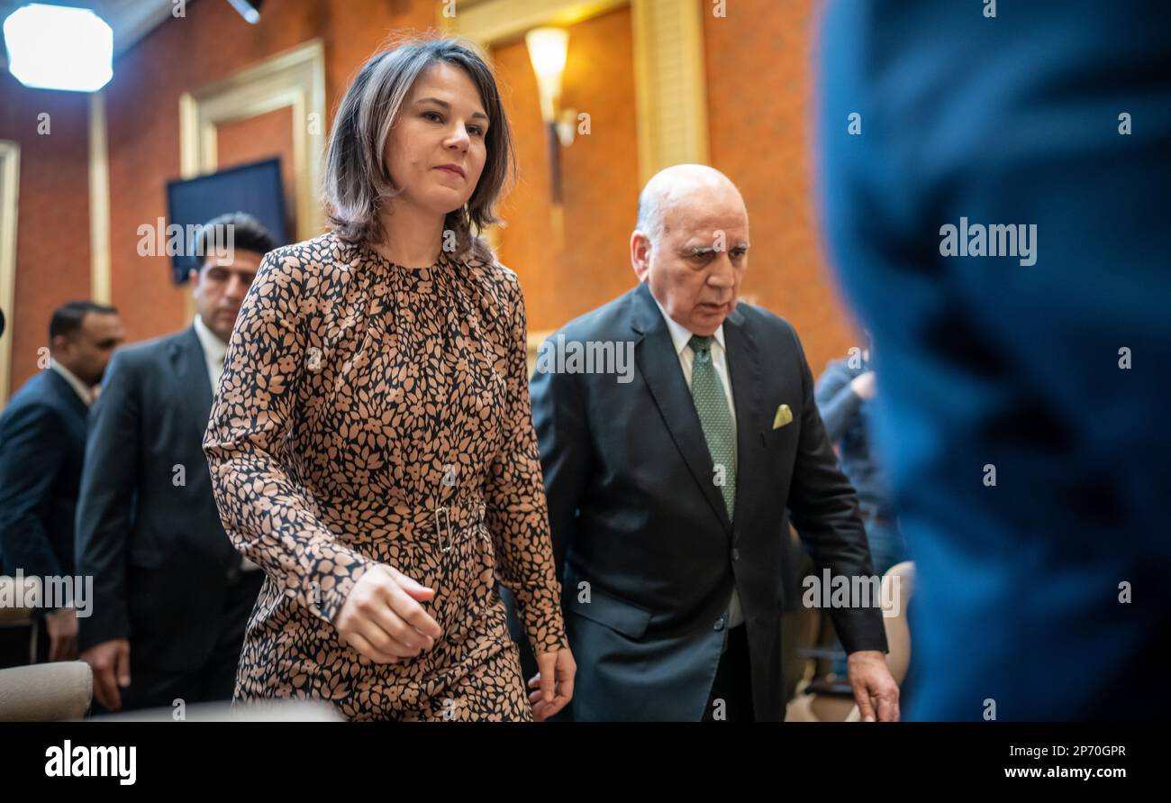 Bagdad, Iraq. 07th Mar, 2023. Annalena Baerbock (Bündnis90/Die Grünen ...