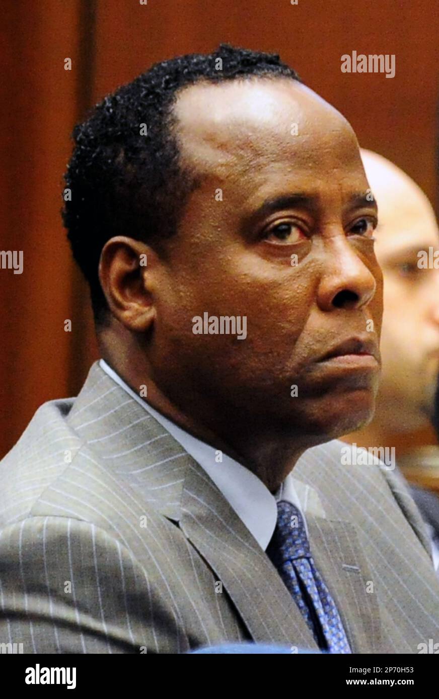 Dr. Conrad Murray listens in court during his involuntary manslaughter ...
