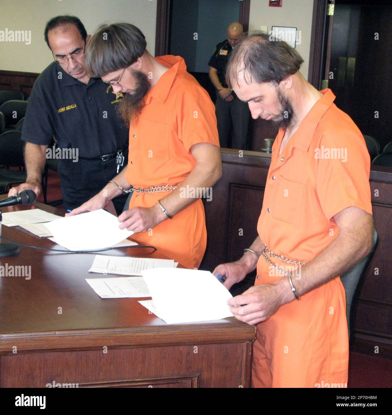 Jefferson County Sheriff Fred Abdalla, left, lookson as Lester Mullet ...