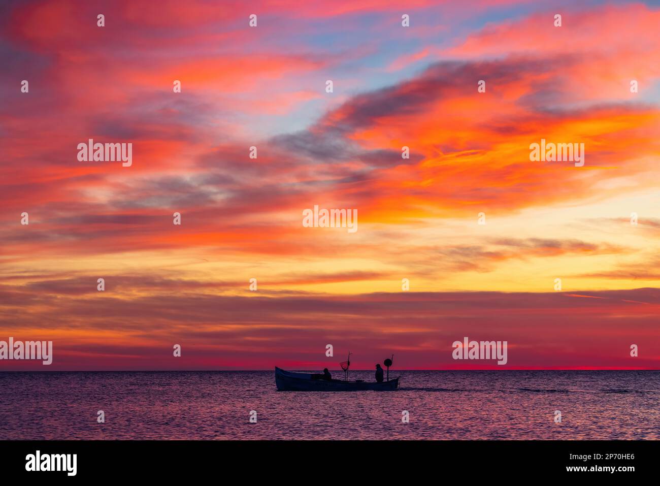 Beautiful landscape fishing boat hi-res stock photography and images ...