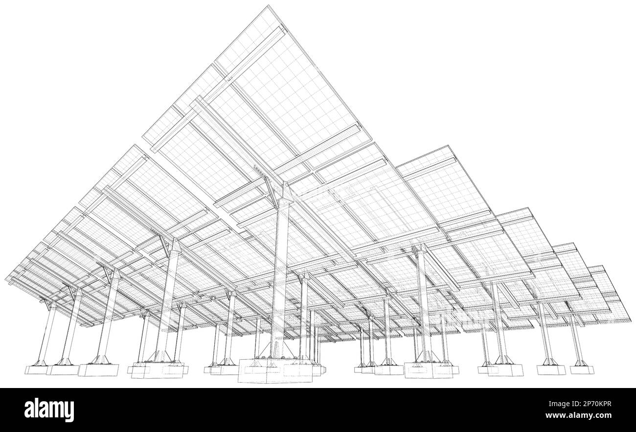 Solar Panel Field Stock Photo - Alamy