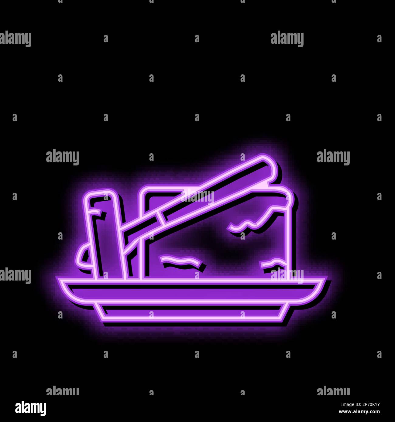butter milk product dairy neon glow icon illustration Stock Vector ...