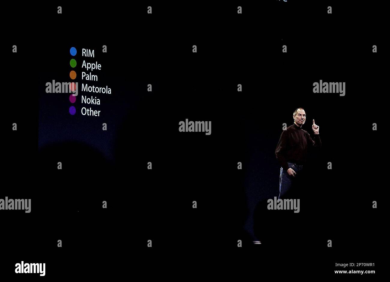 In this Jan. 15, 2008 file photo, Apple founder and CEO Steve Jobs ...