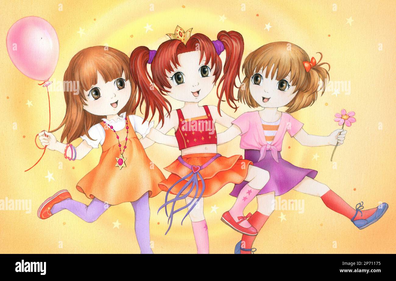 Cute girls funtime hi-res stock photography and images - Alamy