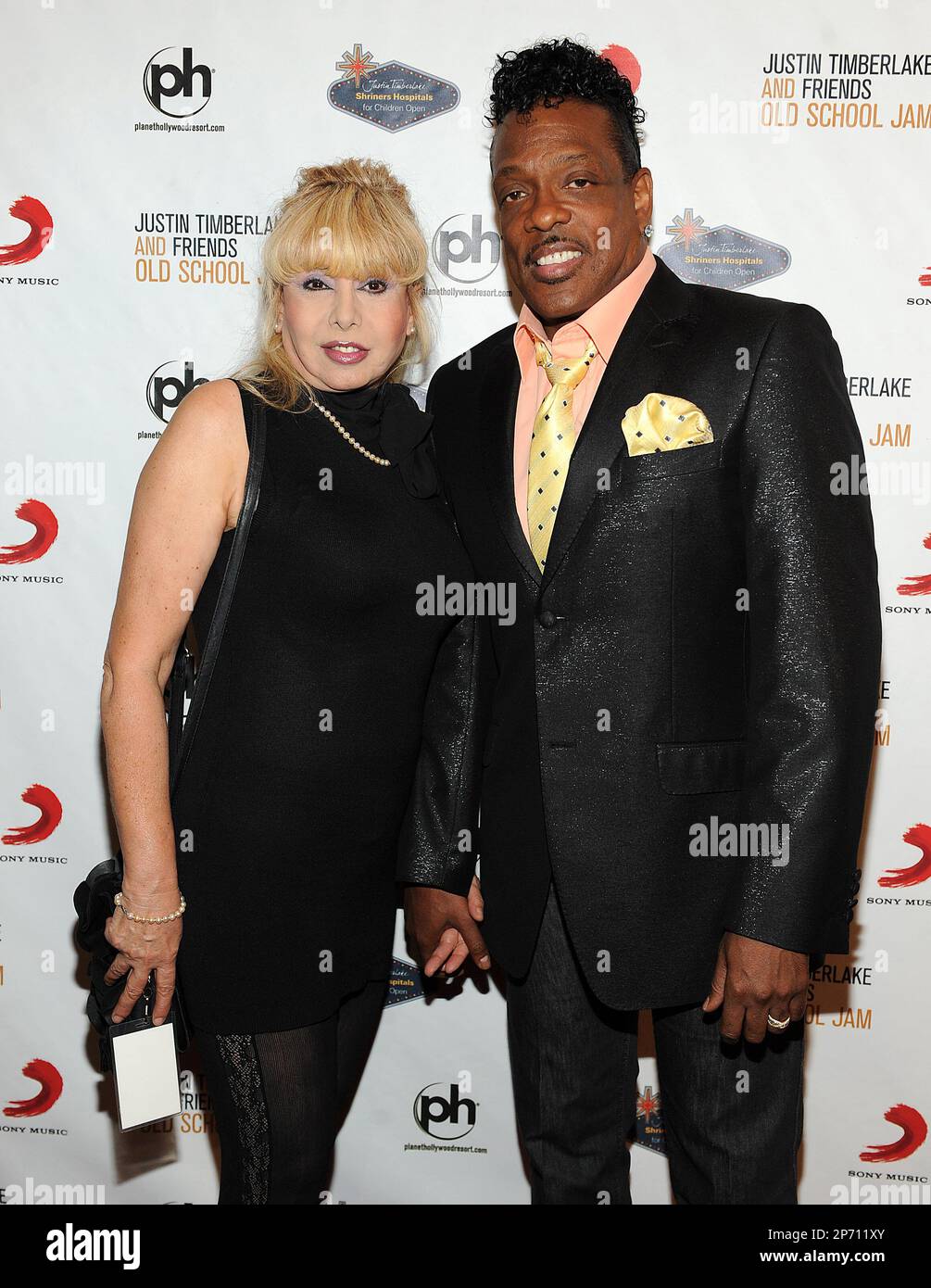 LAS VEGAS, NEVADA - OCTOBER 1: Musician Charlie Wilson and wife Mahin ...