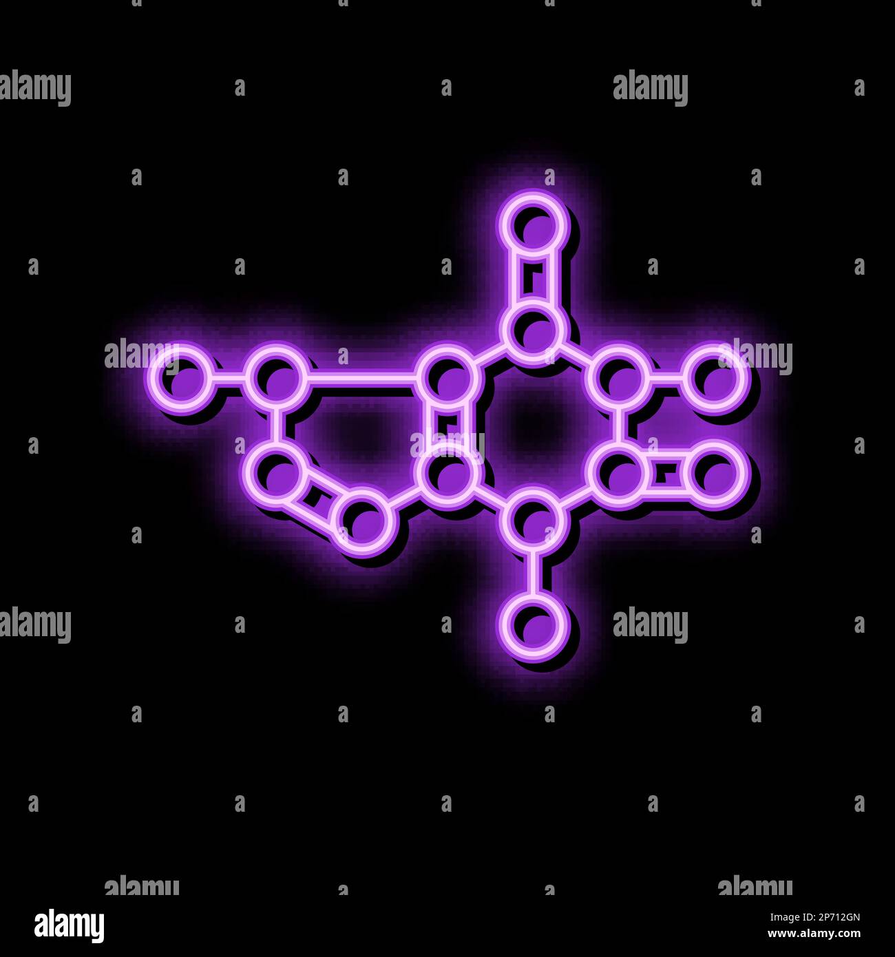 molecular structure neon glow icon illustration Stock Vector Image ... molecular structure neon glow icon illustration Stock Vector Image ...