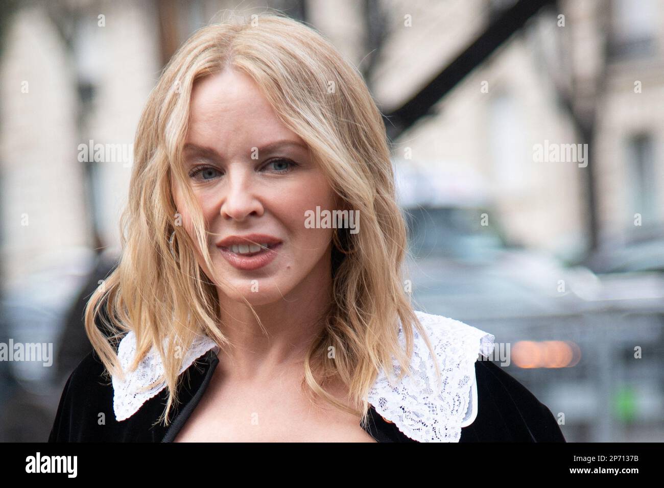 Paris, France. 06th Mar, 2023. Kylie Minogue attending the Miu Miu ...