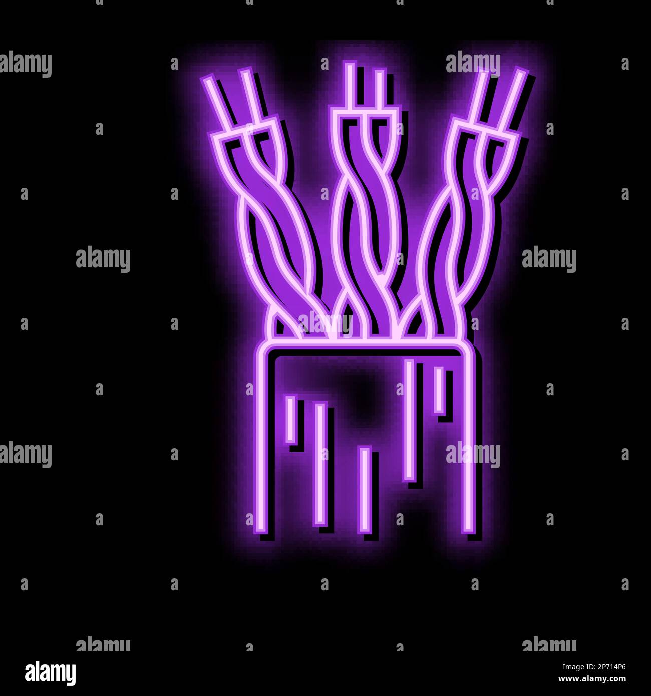 lan cable wire neon glow icon illustration Stock Vector Image & Art - Alamy