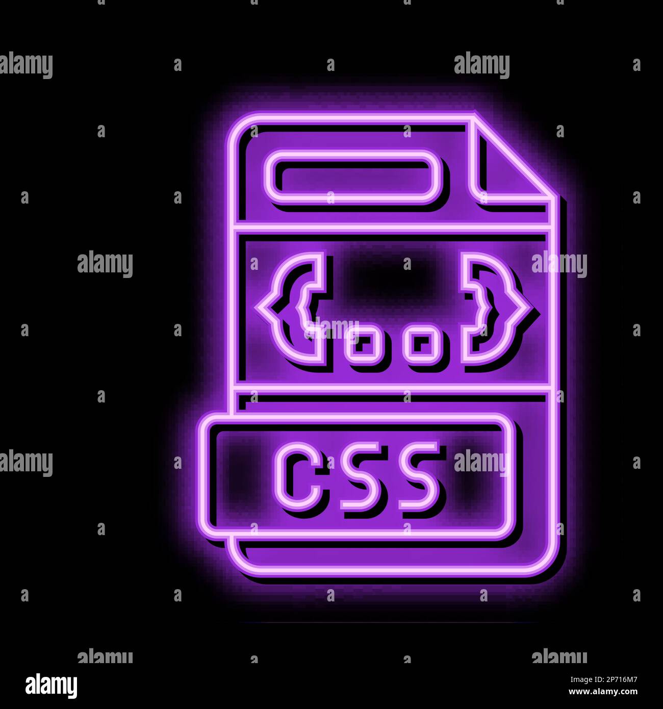 css file format document neon glow icon illustration Stock Vector Image ... css file format document neon glow icon illustration Stock Vector Image ...