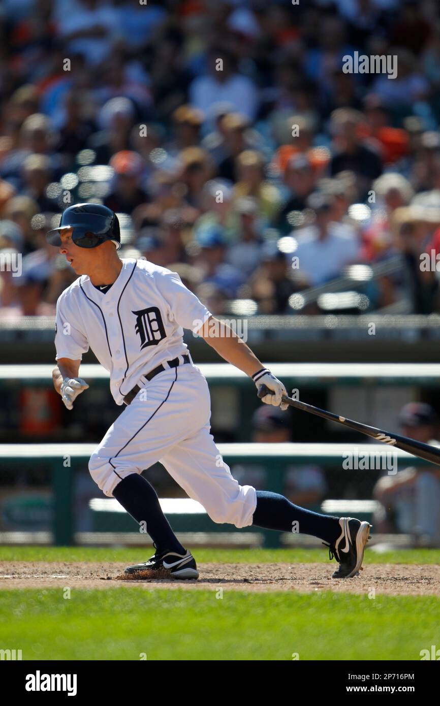Detroit Tigers Brandon Inge in a game against the Cleveland Indians at ...