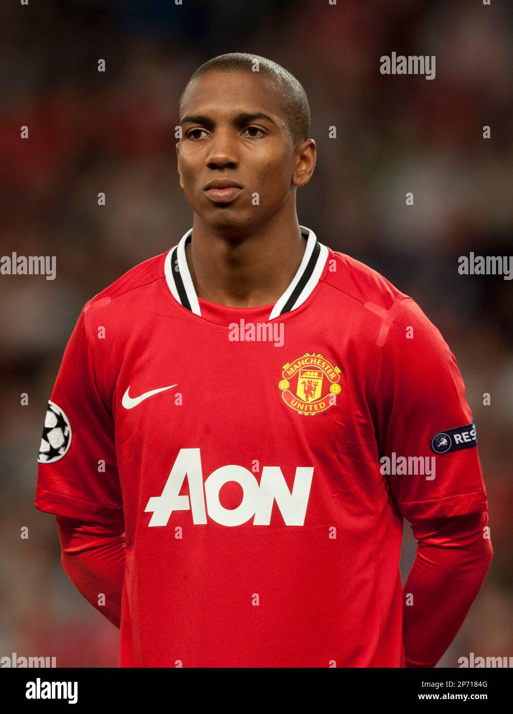 Ashley Young of Manchester United..UEFA Champions League Group C ...