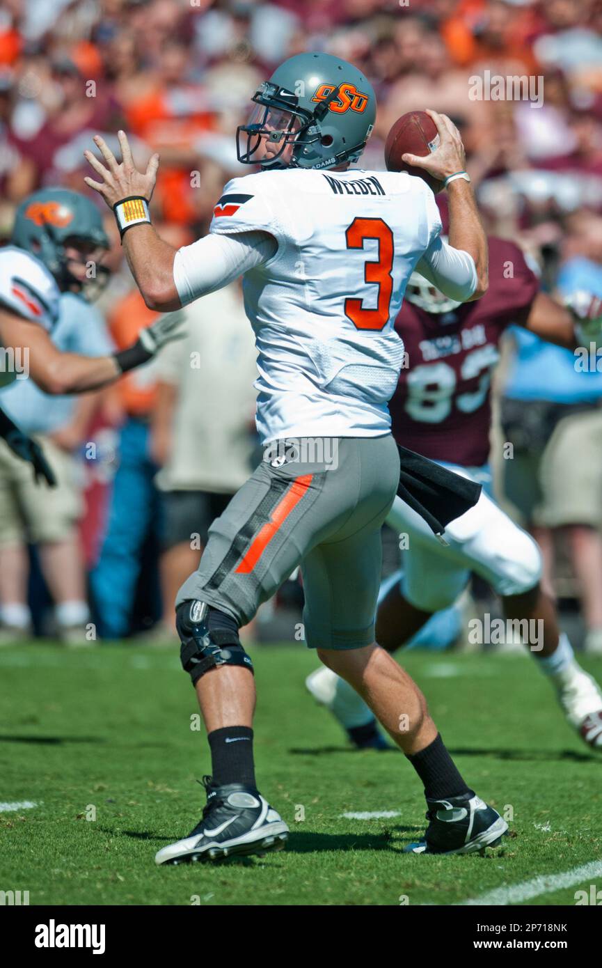 Sept 24, 2011 .Oklahoma State Cowboys quarterback Brandon Weeden (3 ...