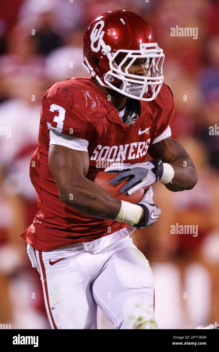 24 September 2011: Brennan Clay (3) during the University of Oklahoma ...
