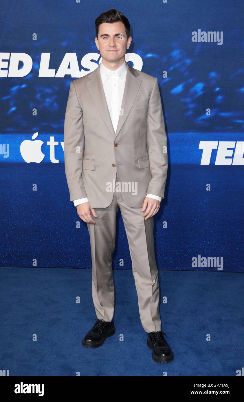 Billy Harris arrives at the season three premiere of "Ted Lasso" on ...