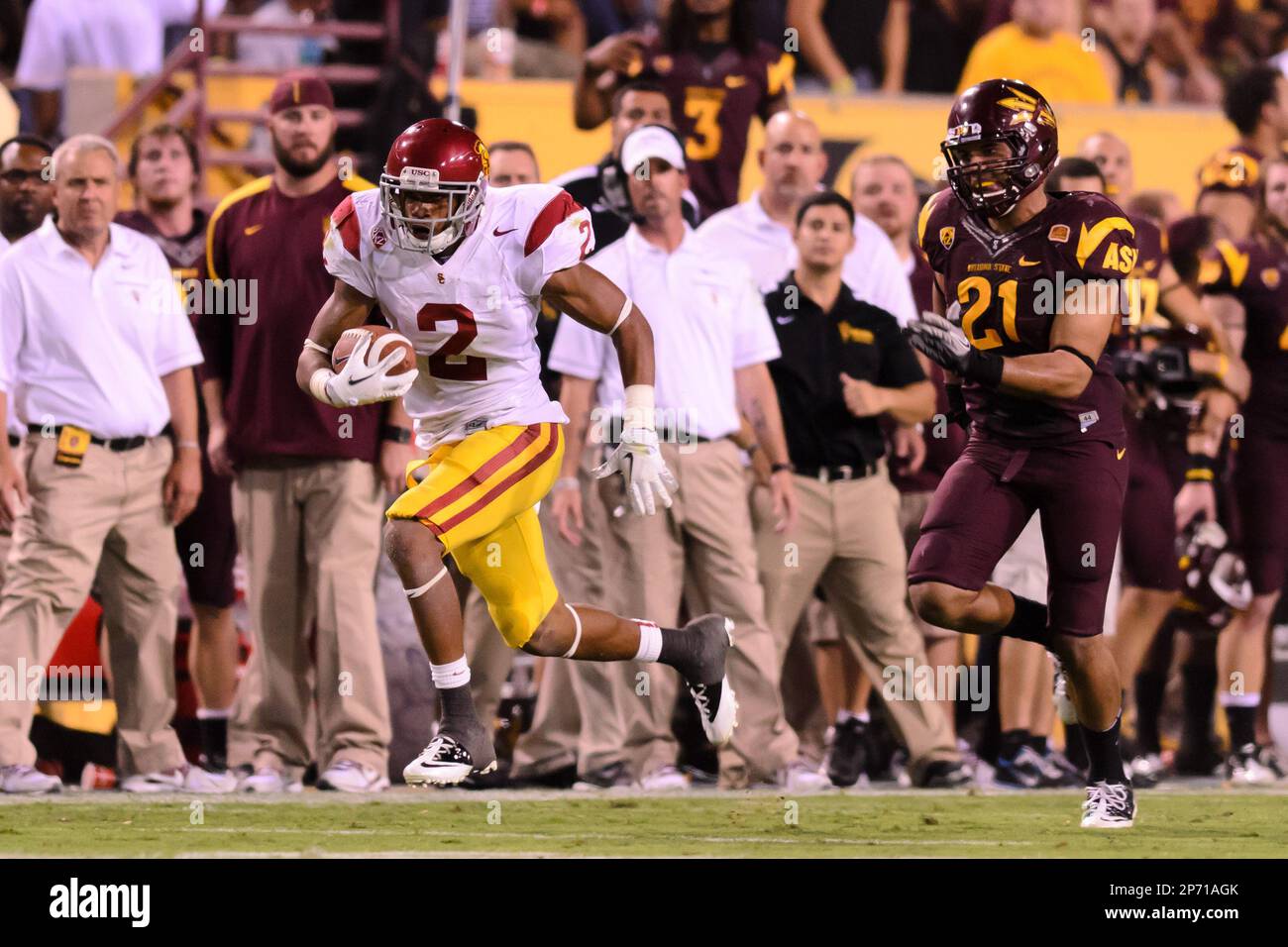 September 24, 2011: USC Trojans wide receiver Robert Woods #2 in action ...