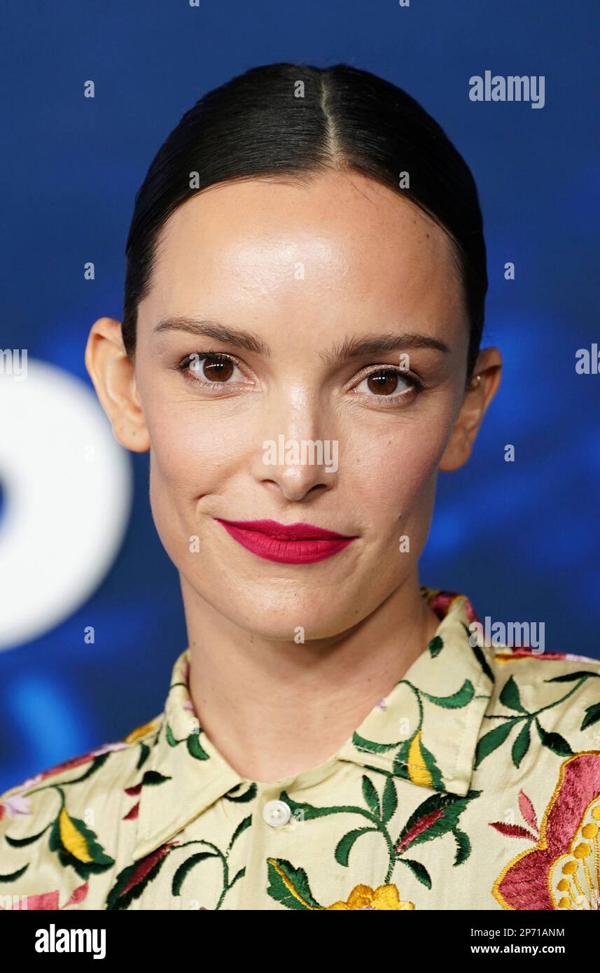 Jodi Balfour arrives at the season three premiere of "Ted Lasso" on ...