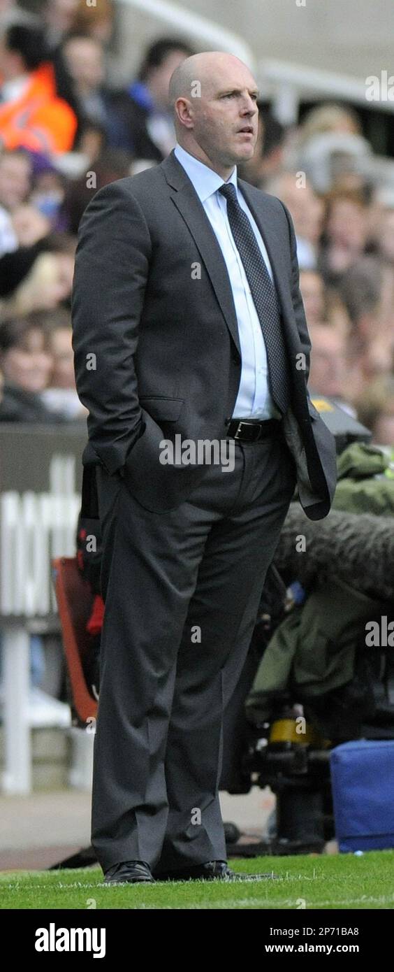 Steve Kean manager of Blackburn Rovers during the Premier League ...