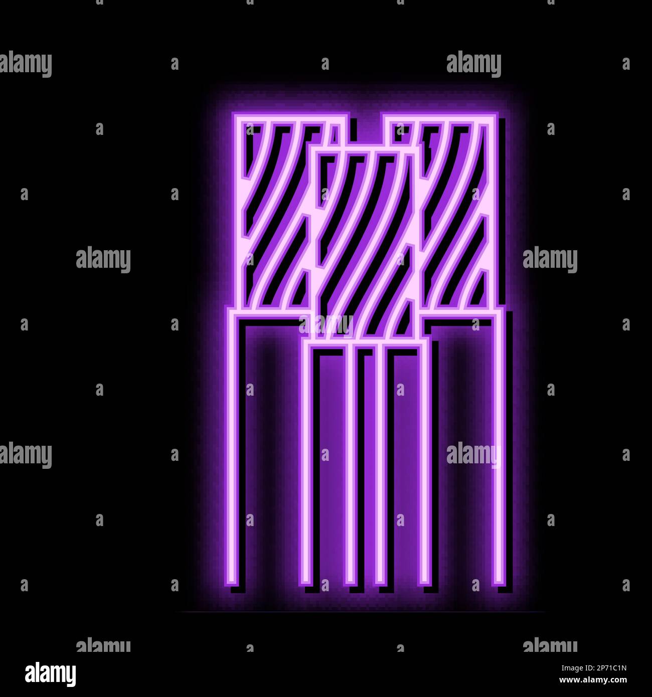 triplex wire cable neon glow icon illustration Stock Vector Image & Art ...