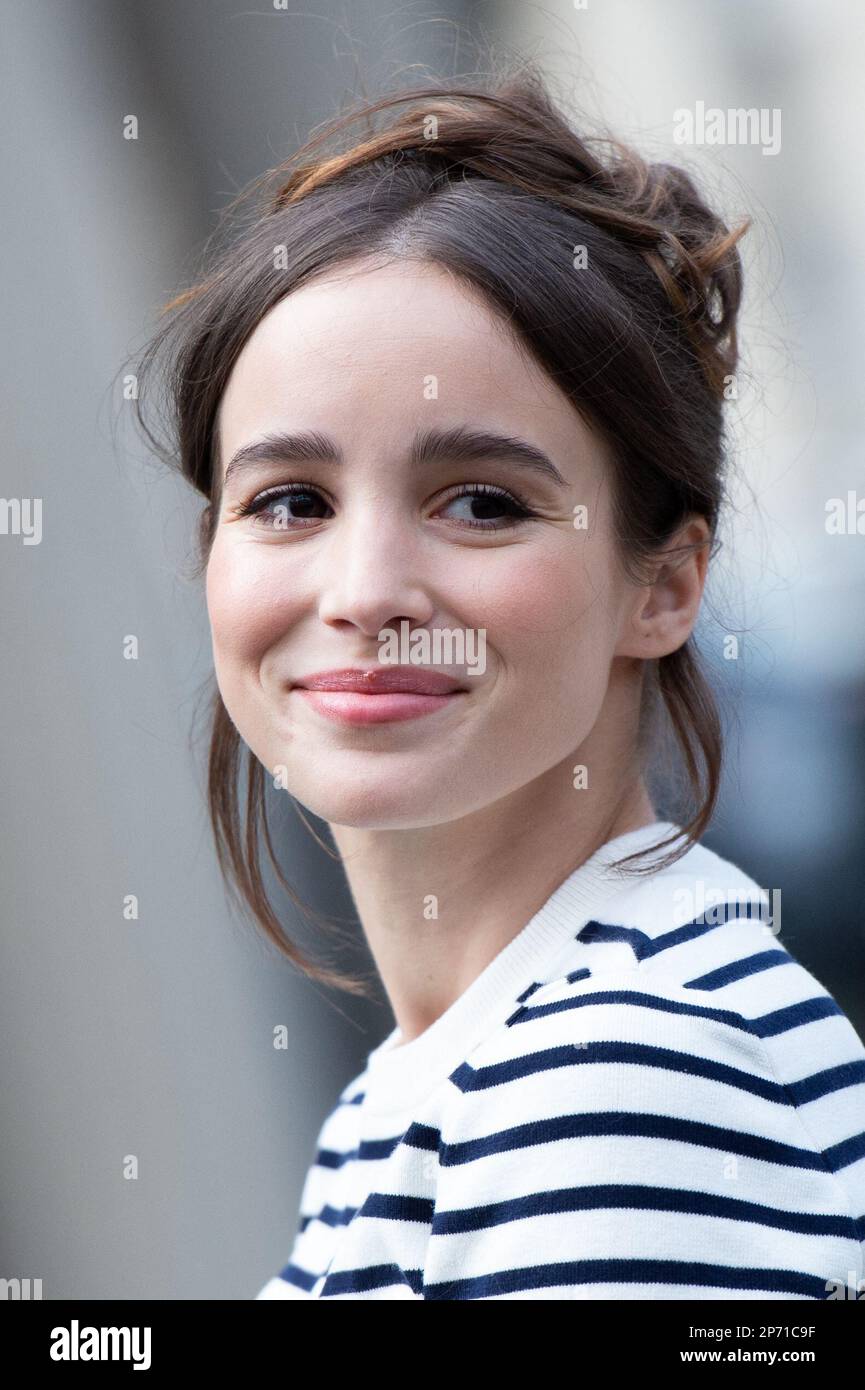 Paris, France. 06th Mar, 2023. Alba Baptista attending the Miu Miu Womenswear Fall Winter 2023 ...