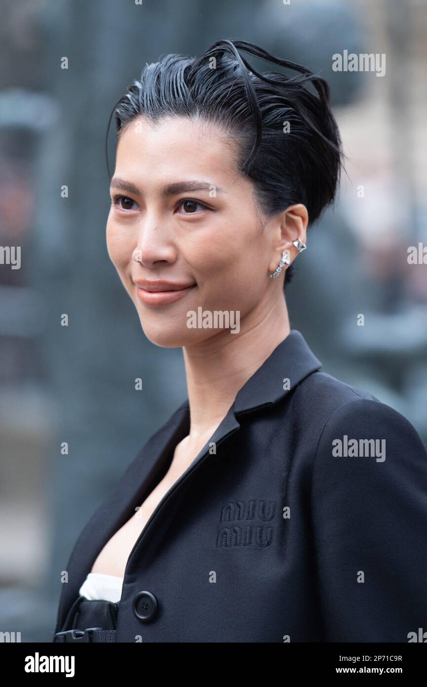 Paris, France. 06th Mar, 2023. Molly Chiang attending the Miu Miu ...